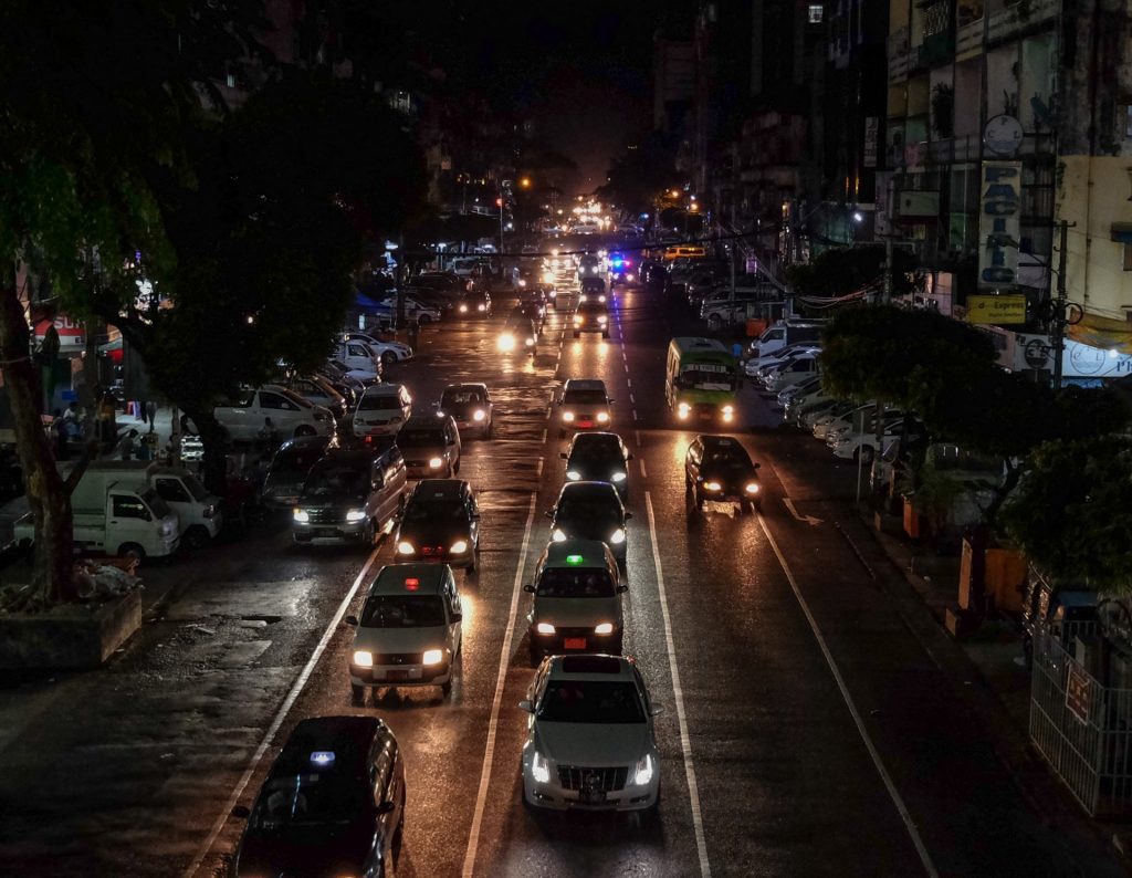 Yangon at night – Travelog of Us
